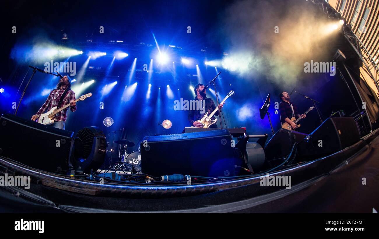 Aarhus, Denmark. 02nd, July 2019. The American rock band Band of Horses ...