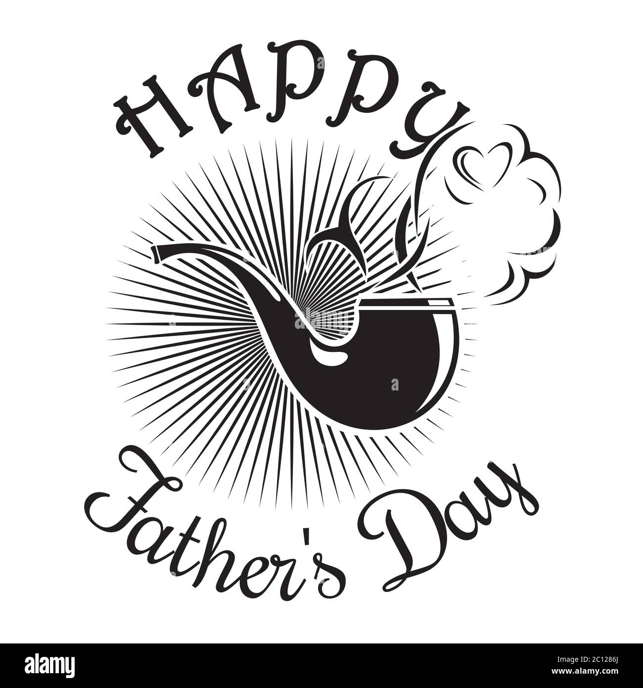 Father's day card Stock Vector Images - Alamy