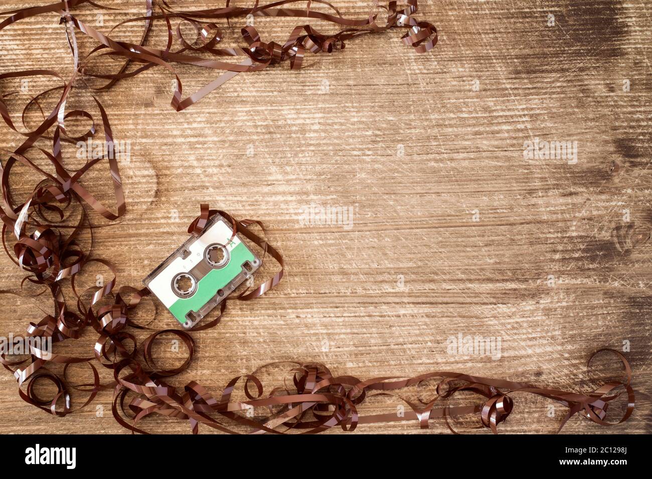 Audio cassette pulled out hi-res stock photography and images - Alamy
