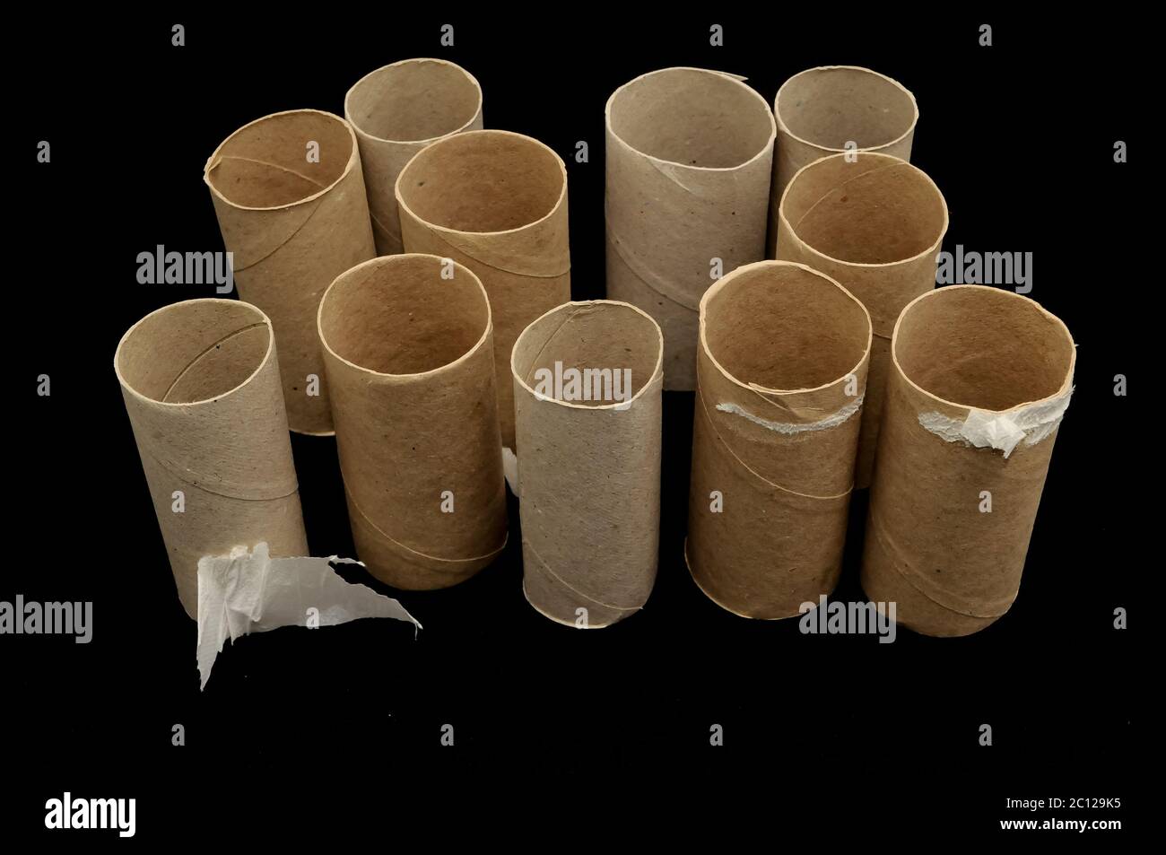 Empty Toilet Paper Roll Stock Photo - Alamy
