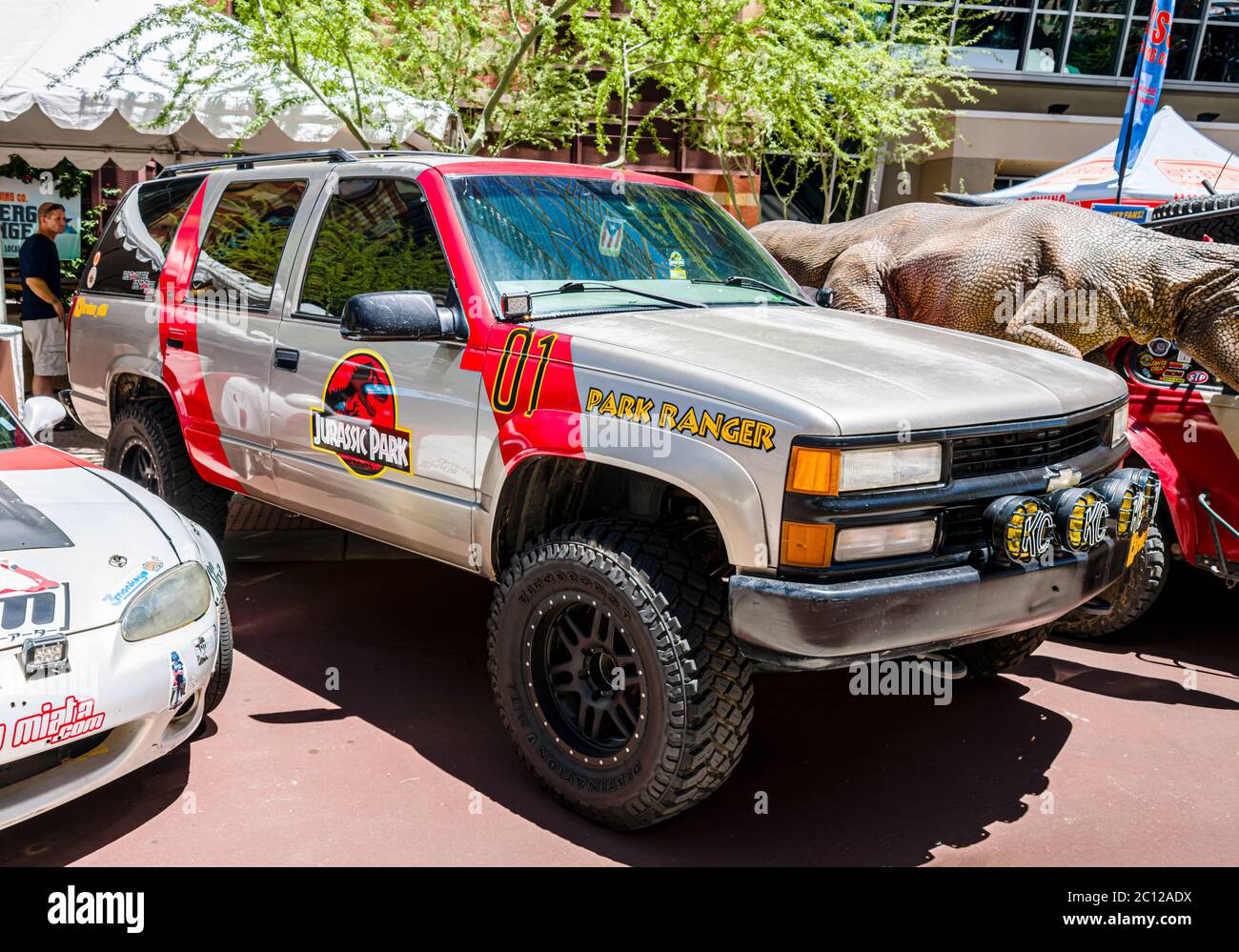 Cartoon Park Ranger Car