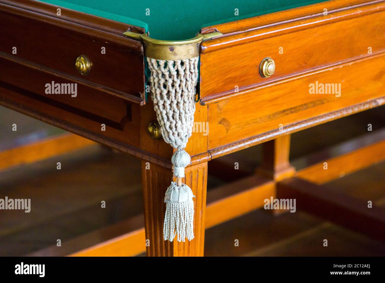 Antique Pool Table Pockets