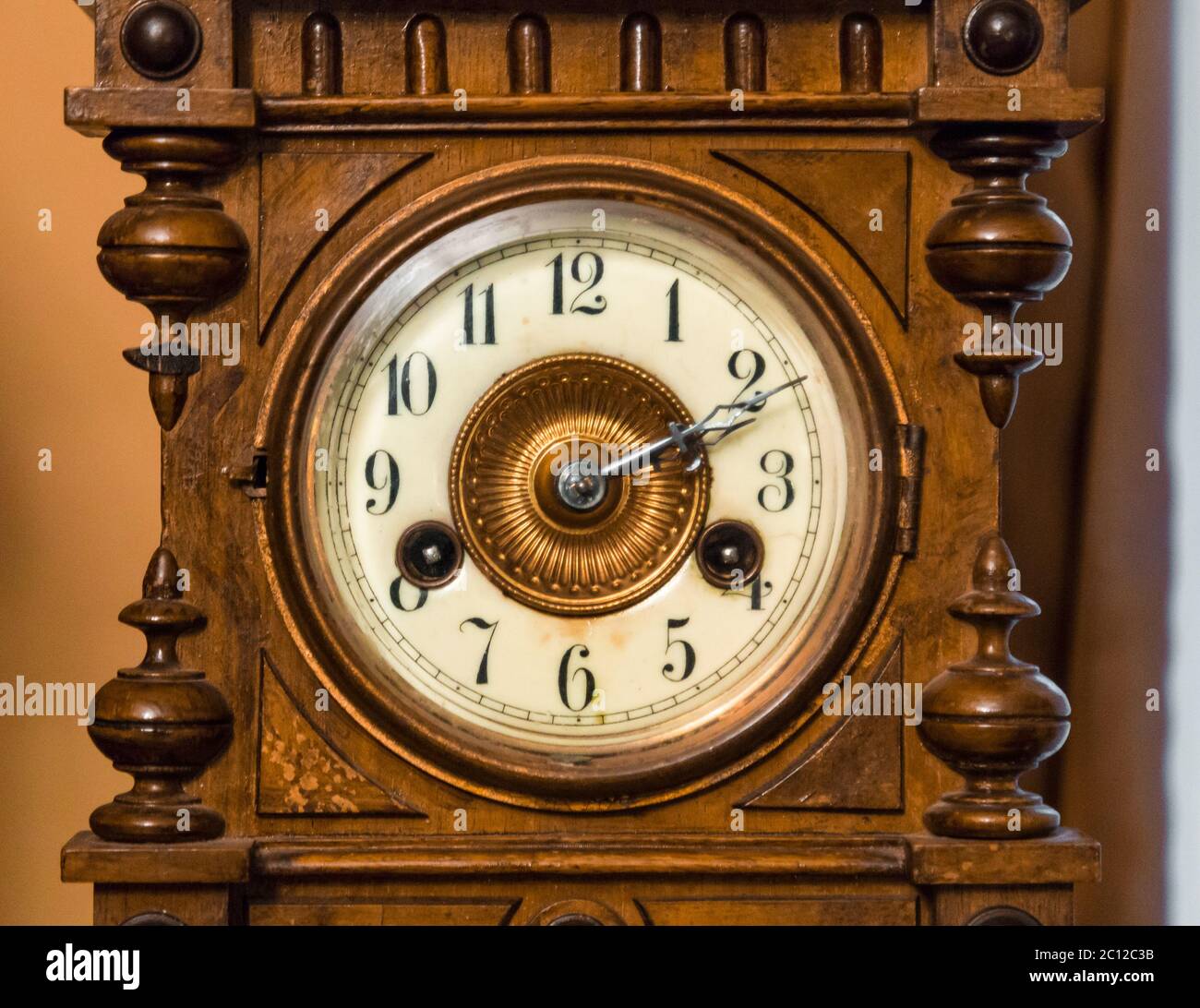 Vintage antique clock face closeup Stock Photo - Alamy