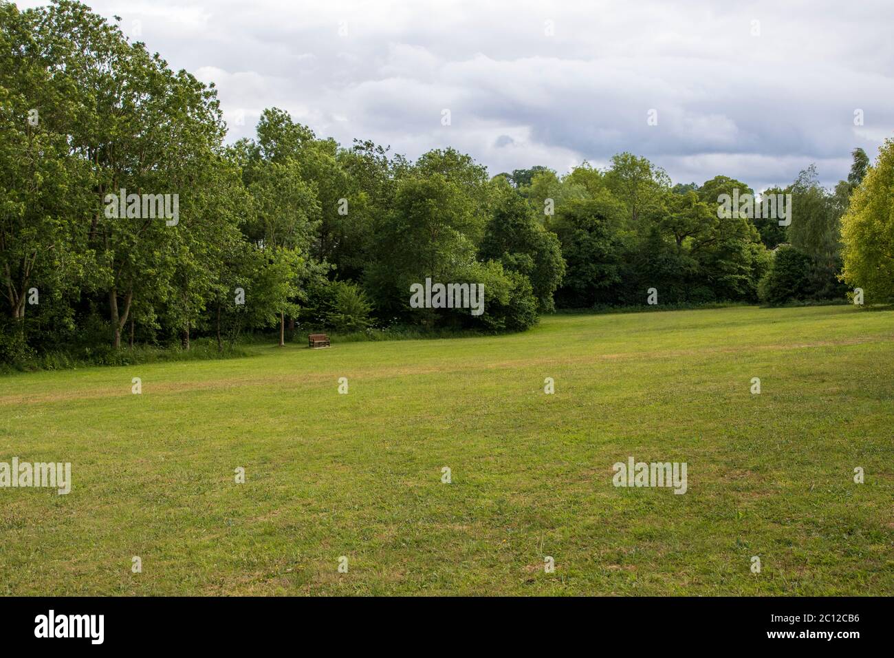A view across Rectory Fields, Chew Stoke, UK Stock Photo - Alamy