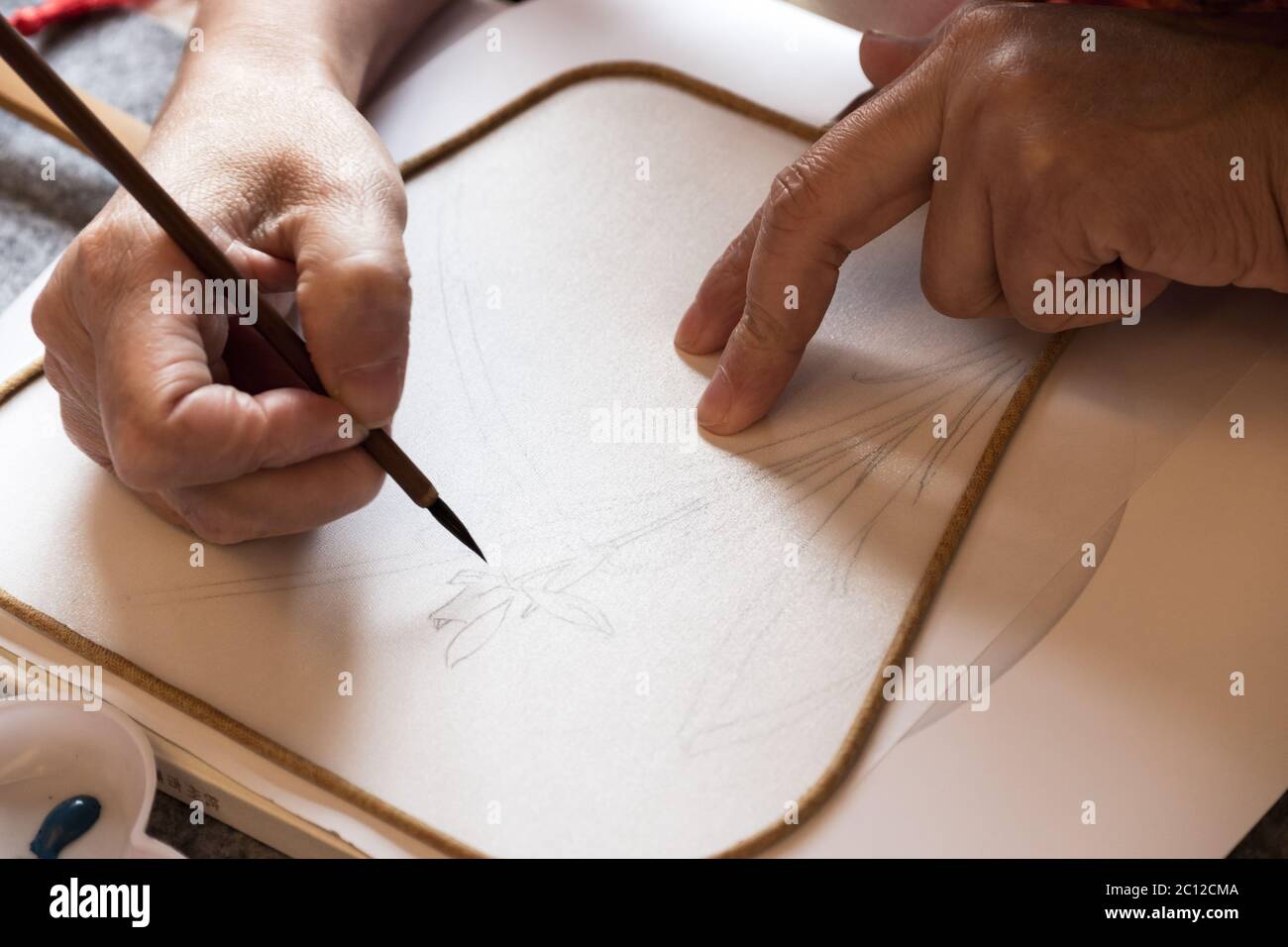 Pen ink paper inkstone hi-res stock photography and images - Alamy