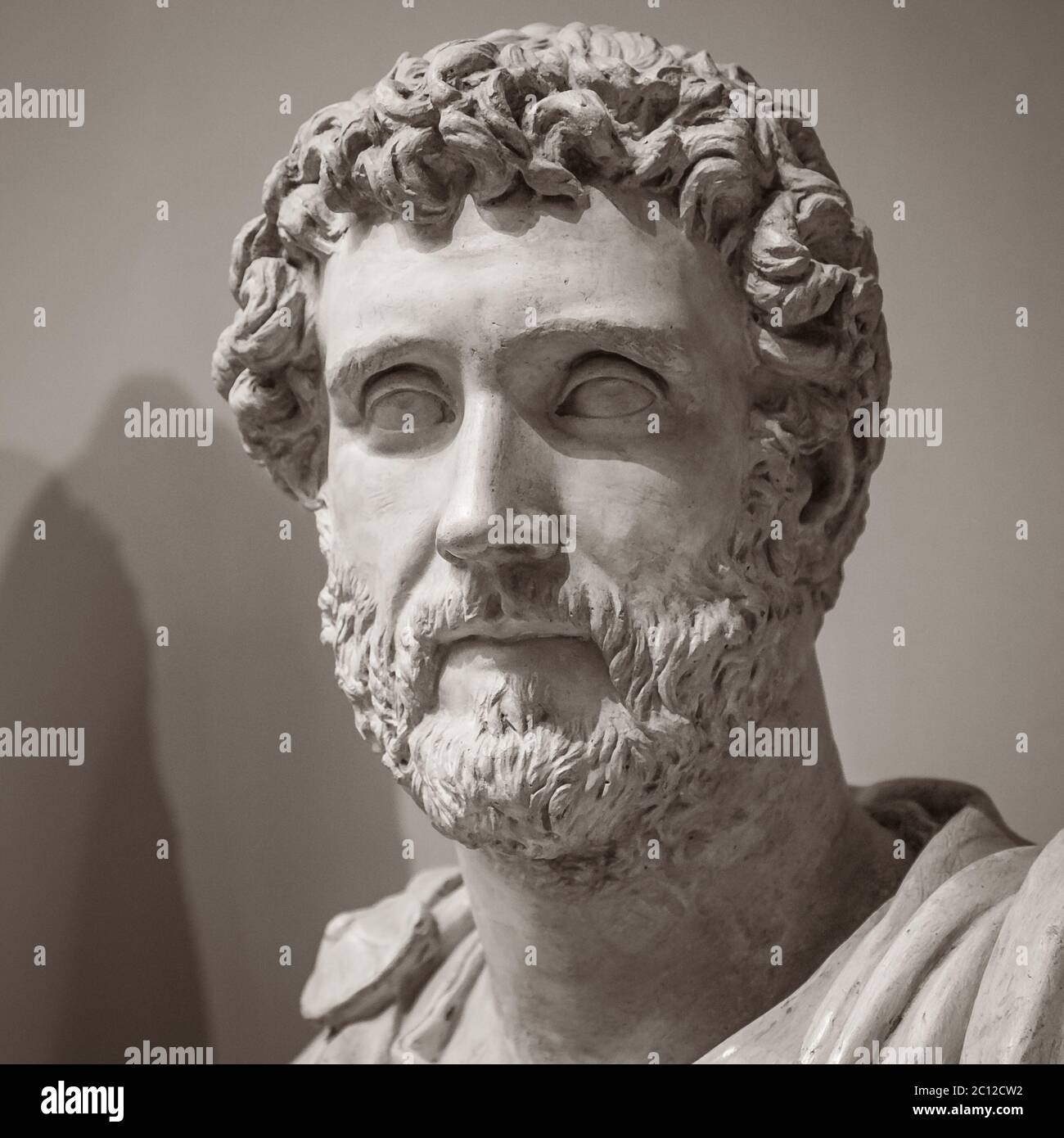 The ancient marble portrait bust Stock Photo - Alamy