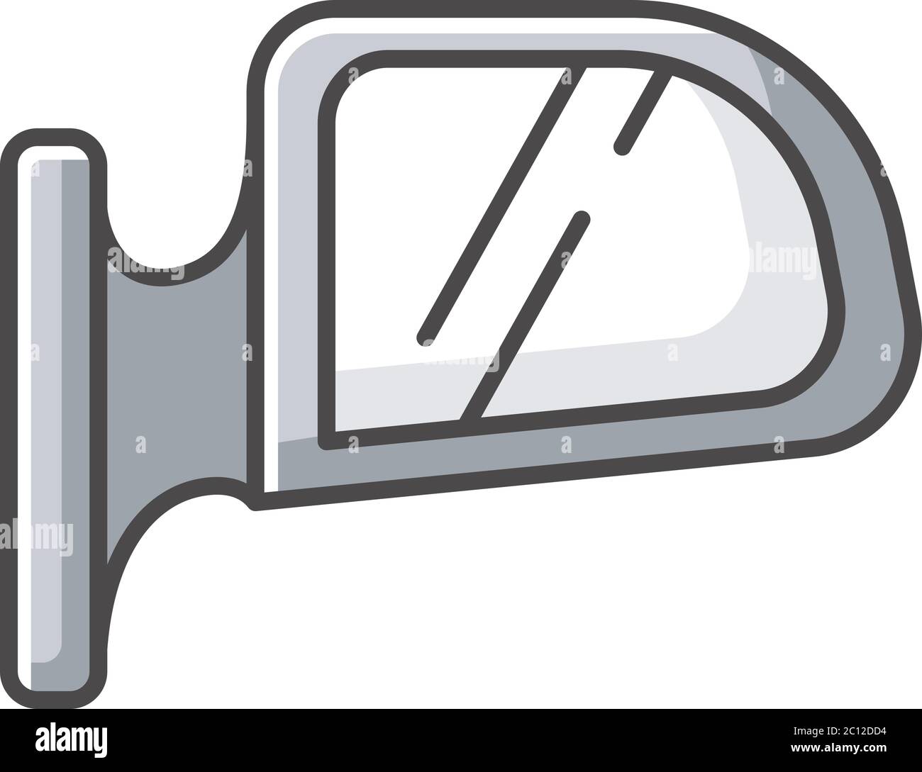 Rear view mirror RGB color icon Stock Vector Image & Art - Alamy