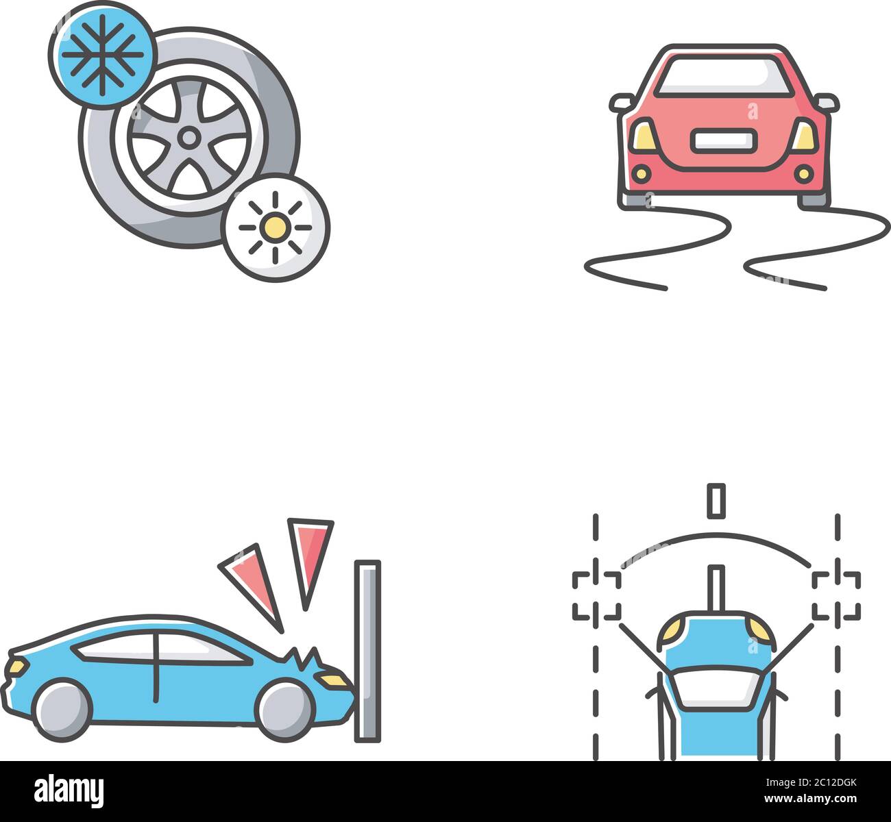 Traffic control measures Stock Vector Images - Alamy