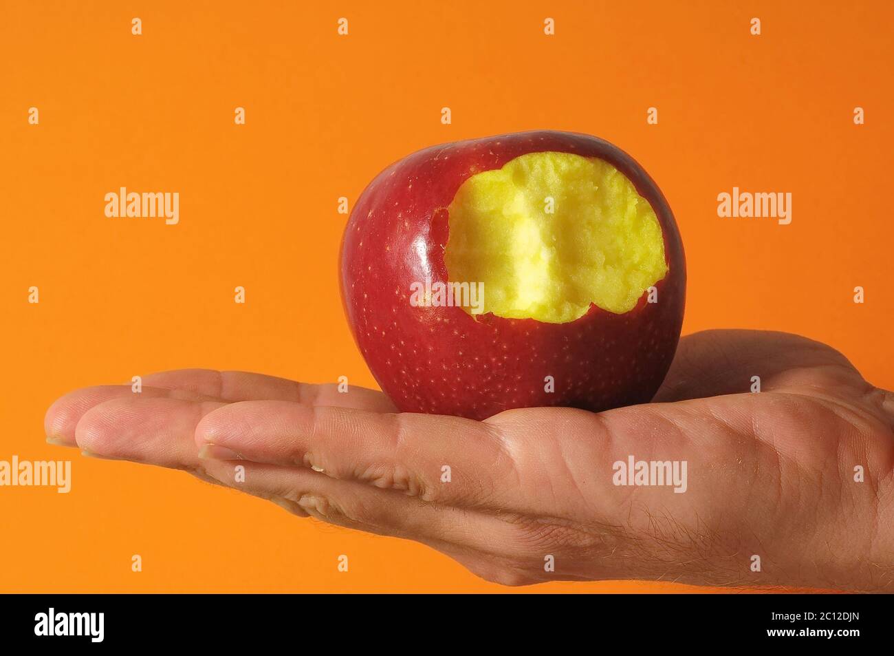 Bitten apple hi-res stock photography and images - Alamy