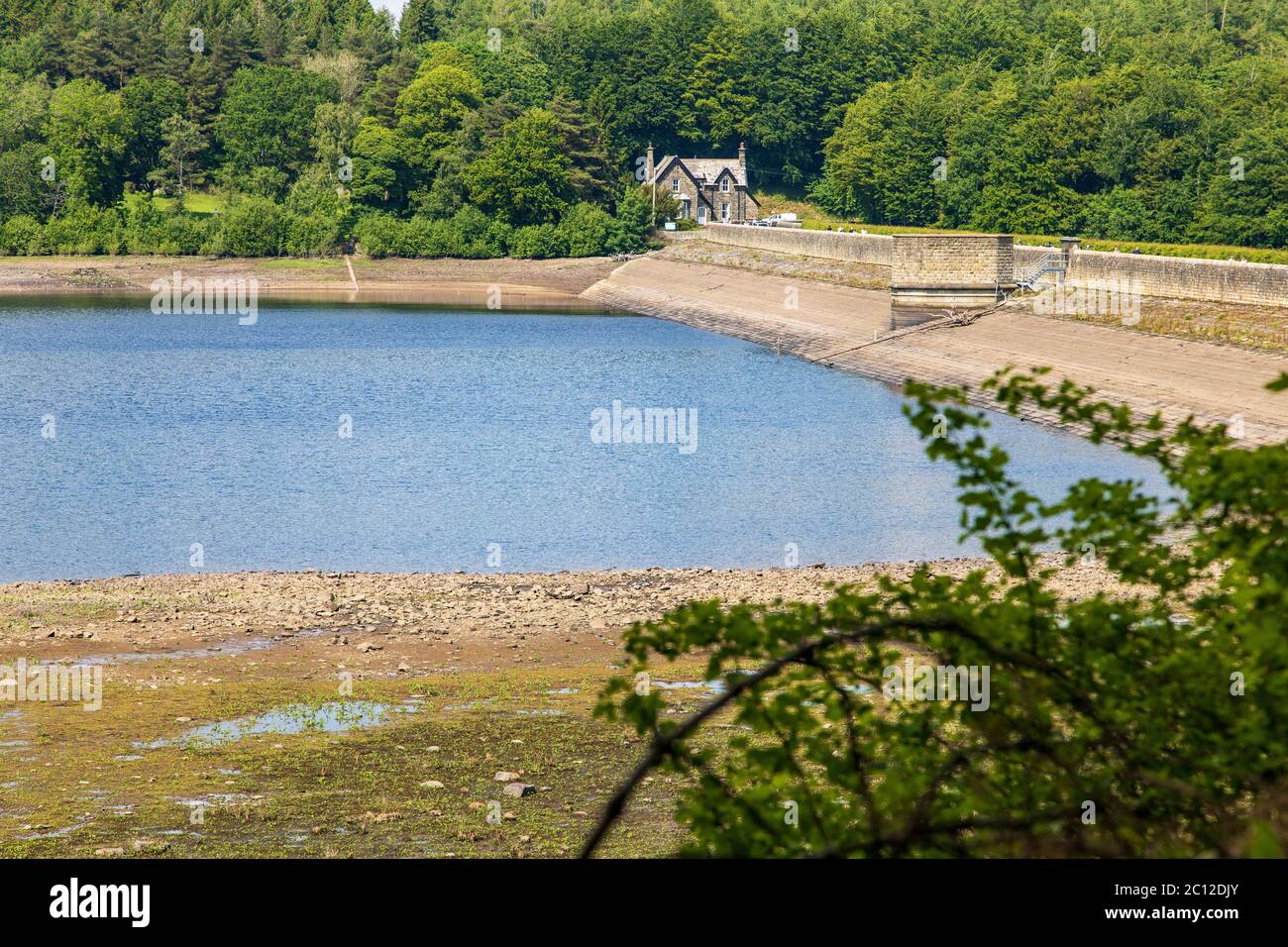 Fewston and Swinsty Reservoir in North Yorkshire in the summer Stock ...