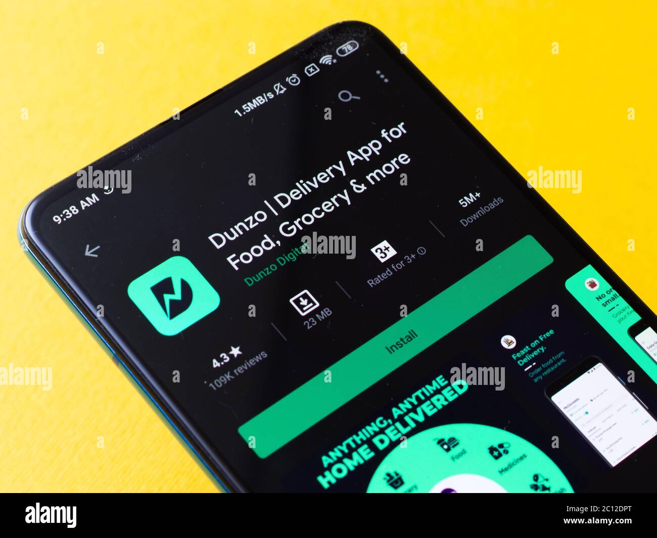 Dunzo logo hi-res stock photography and images - Alamy