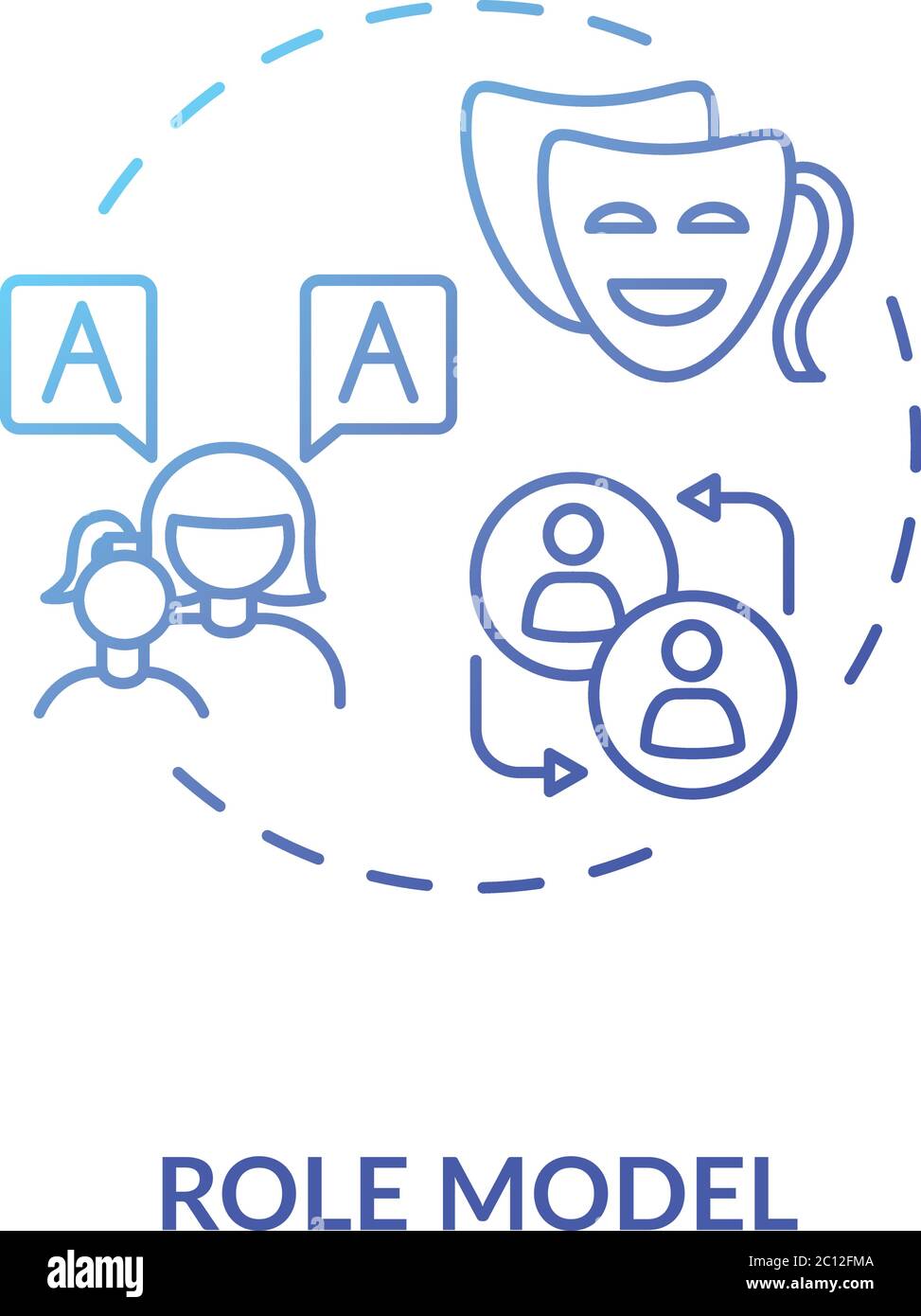 Role model concept icon Stock Vector Image & Art - Alamy