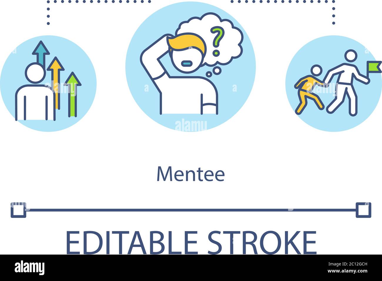 Mentee concept icon Stock Vector Image & Art - Alamy