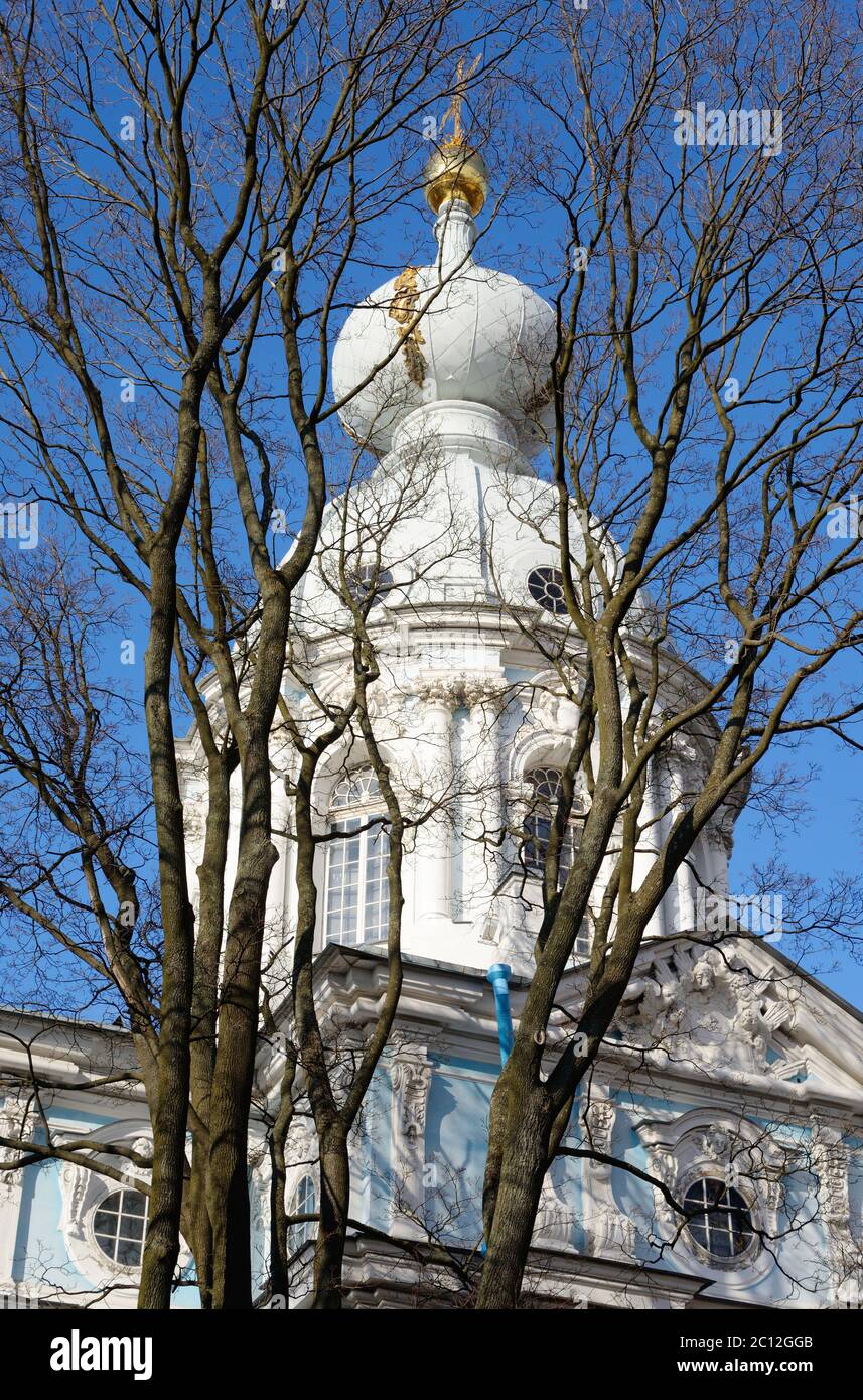 Smolny Monastery, St.Petersburg Stock Photo - Alamy