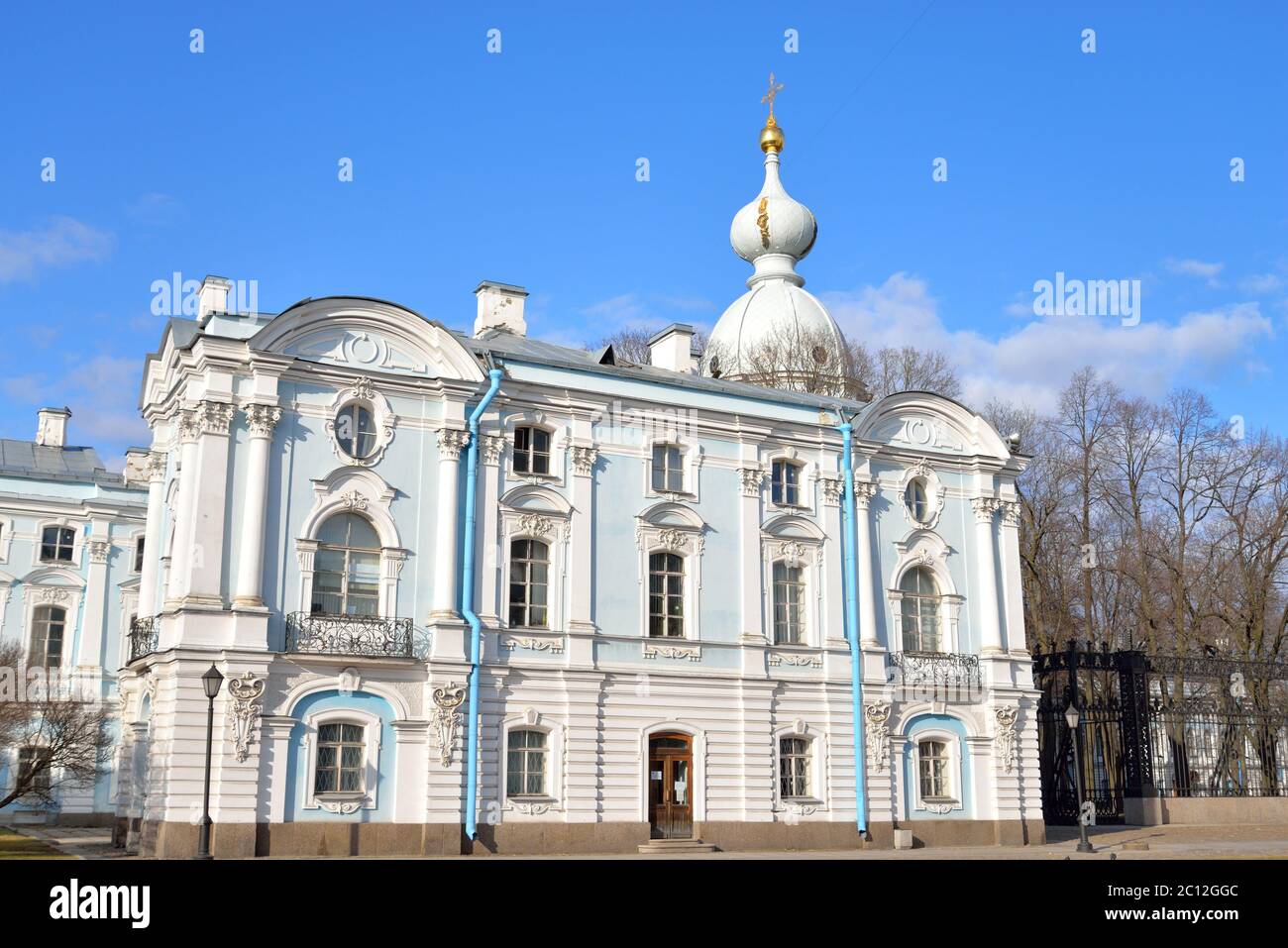 Smolny Monastery, St.Petersburg Stock Photo - Alamy