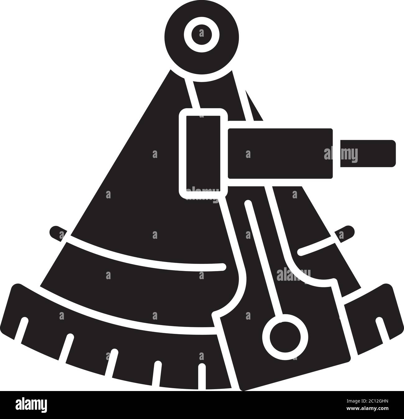 Angle sextant Stock Vector Images - Alamy