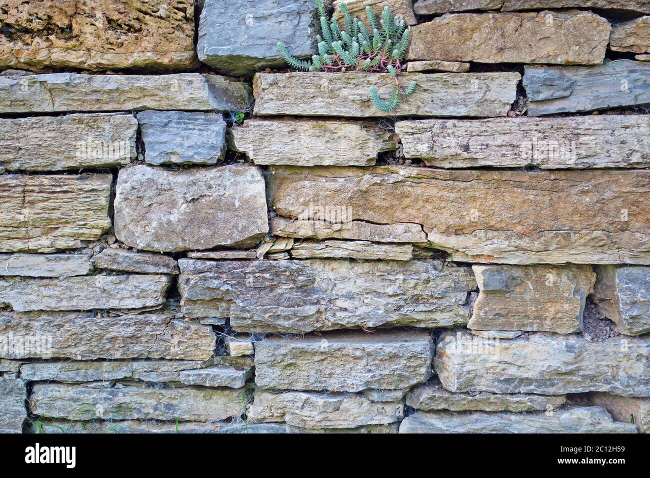 Natural stone wall in a close-up Stock Photo - Alamy