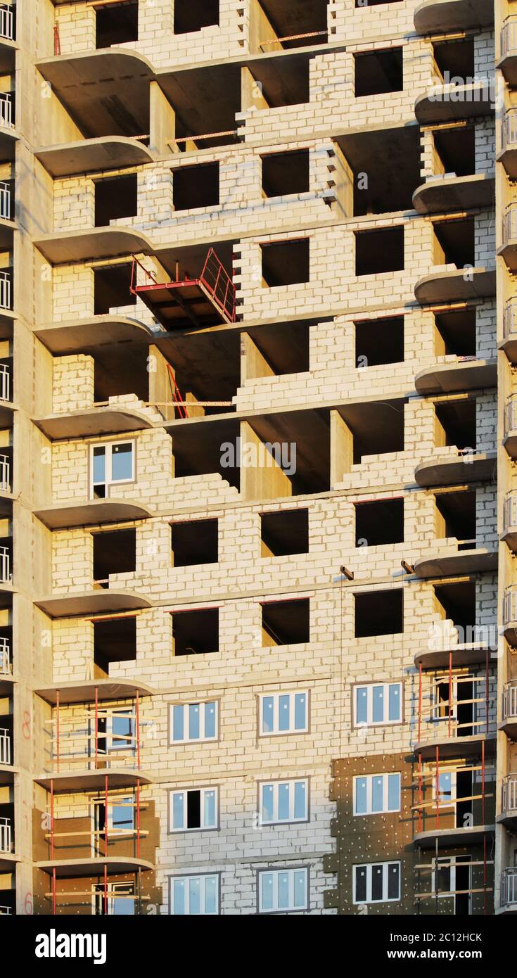 Multi storey building in construction hi-res stock photography and ...