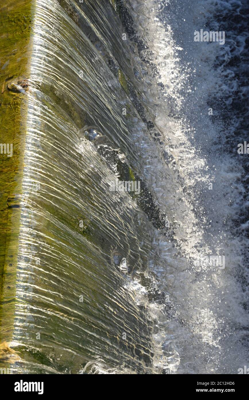 The falling water Stock Photo - Alamy