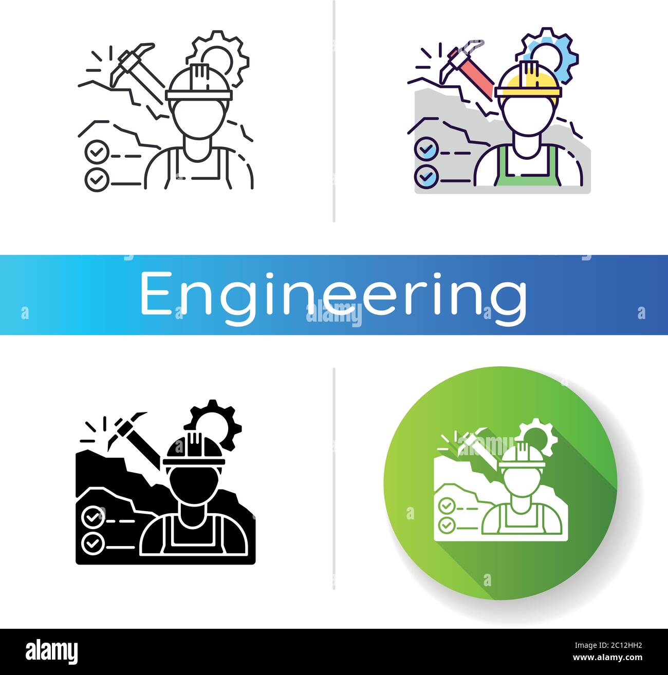 Mining engineer icon Stock Vector Image & Art - Alamy