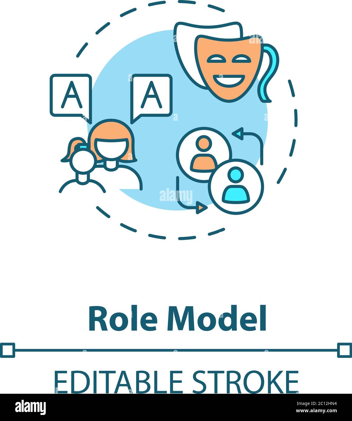 Role model concept icon Stock Vector Image & Art - Alamy