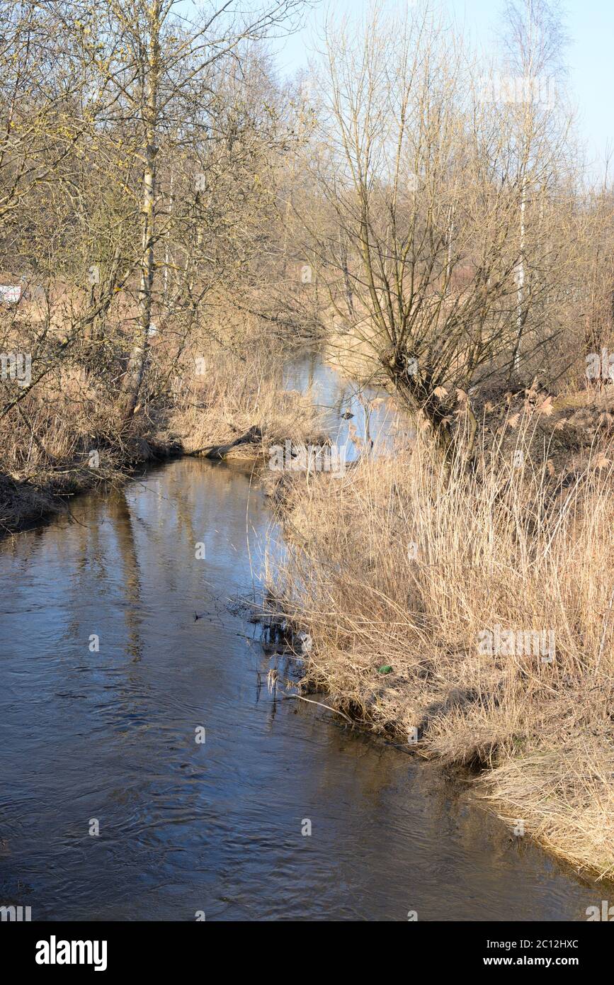 River at spring Stock Photo - Alamy