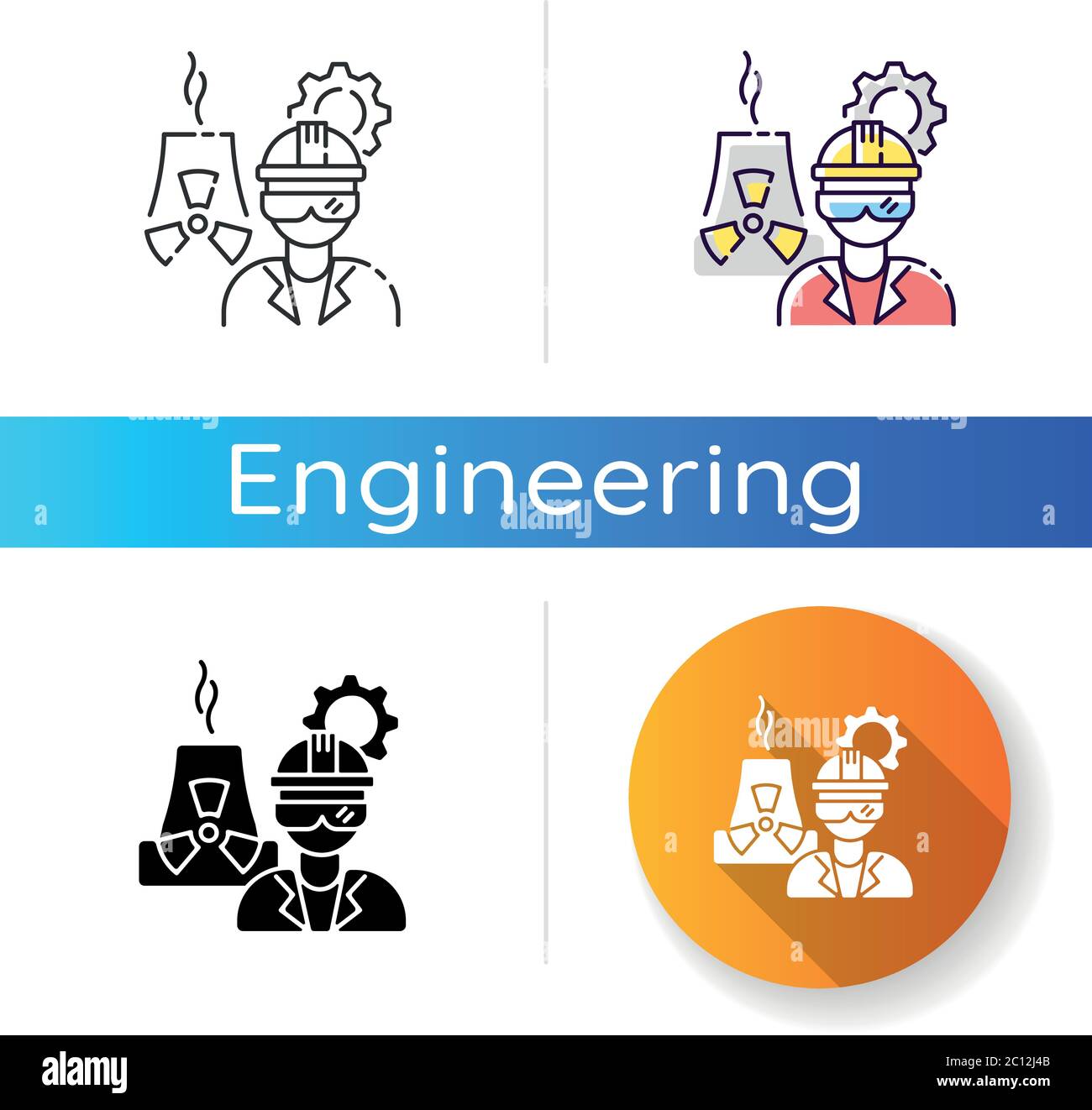 Nuclear engineer icon Stock Vector Image & Art - Alamy