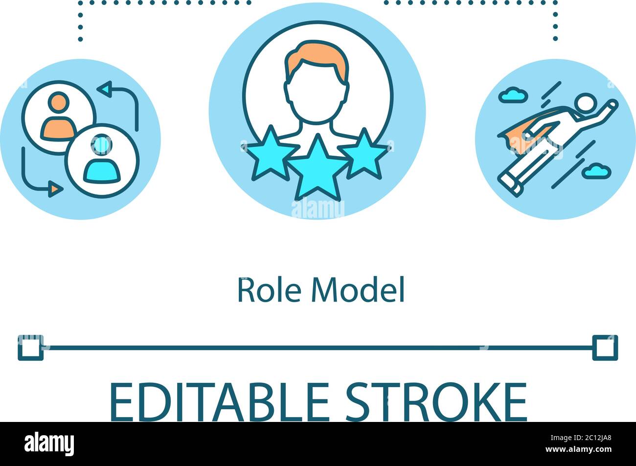 Role model concept icon Stock Vector Image & Art - Alamy