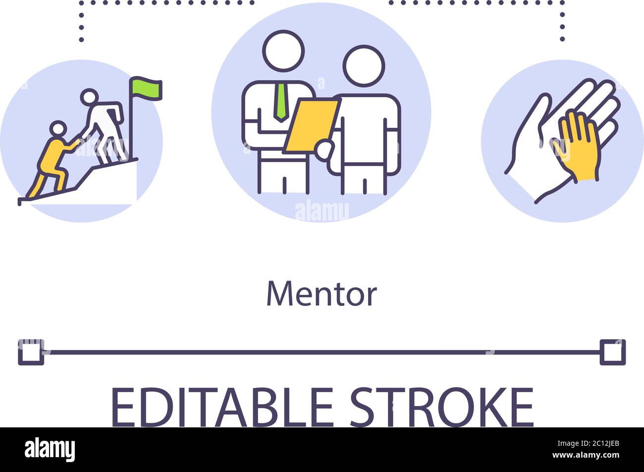 Mentoring role Stock Vector Images - Alamy