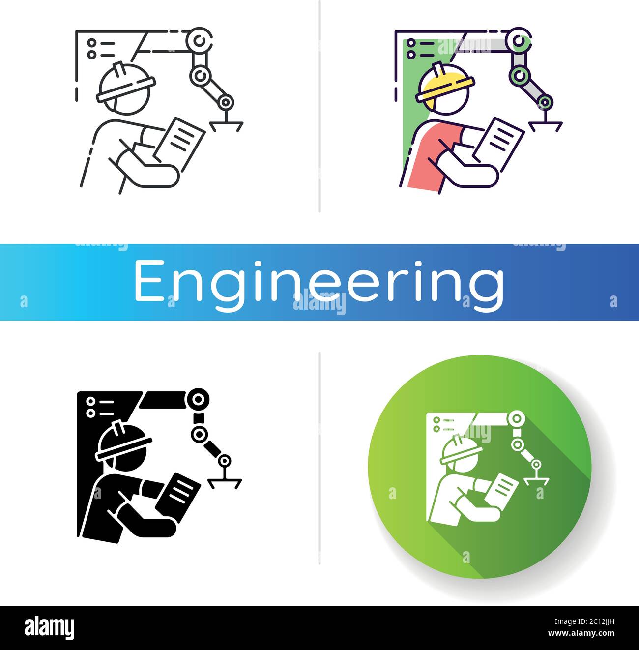 Long construction project Stock Vector Images - Alamy