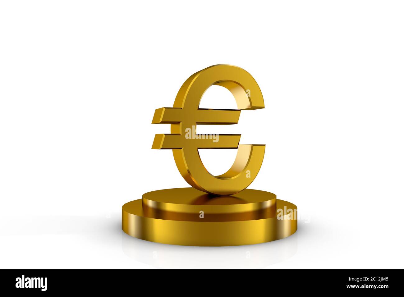 3d illustration currency sign of euro Stock Photo - Alamy