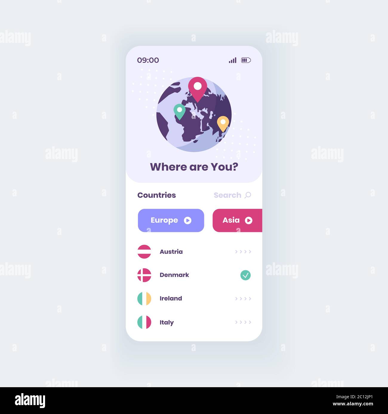 Global network navigator Stock Vector Images - Alamy