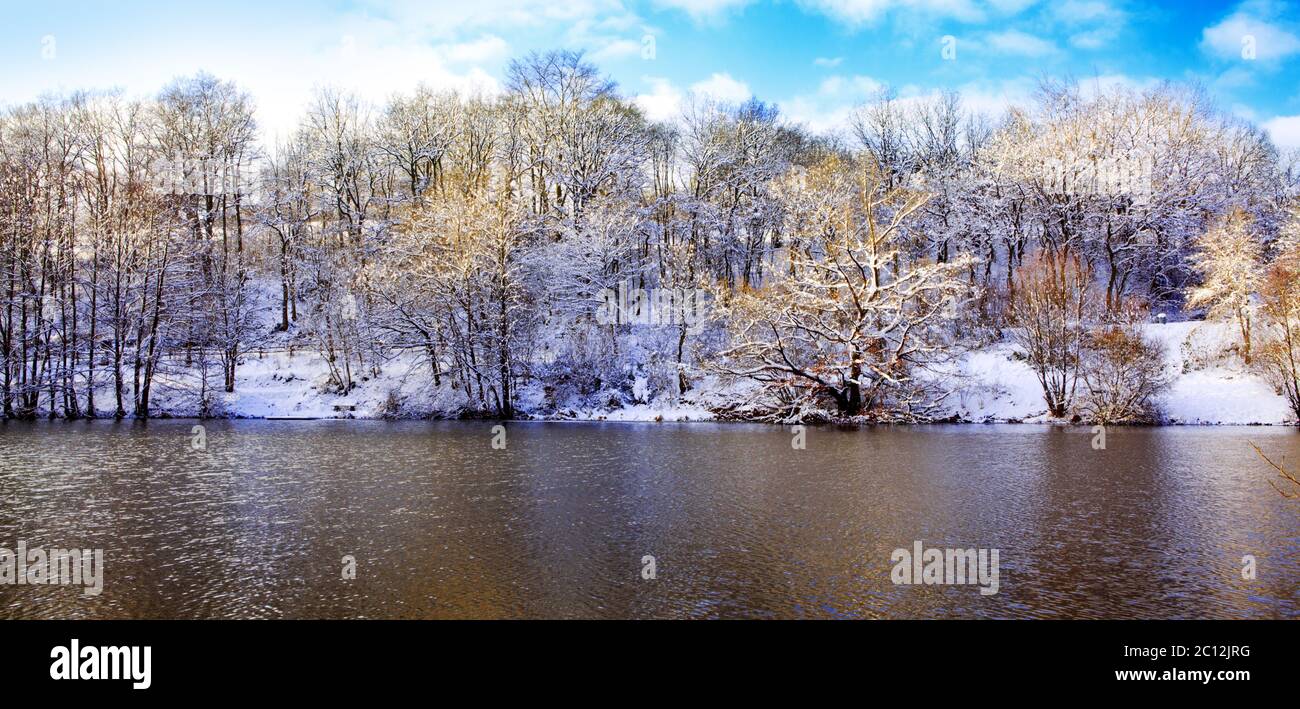 Frozen trees and landscape hi-res stock photography and images - Alamy