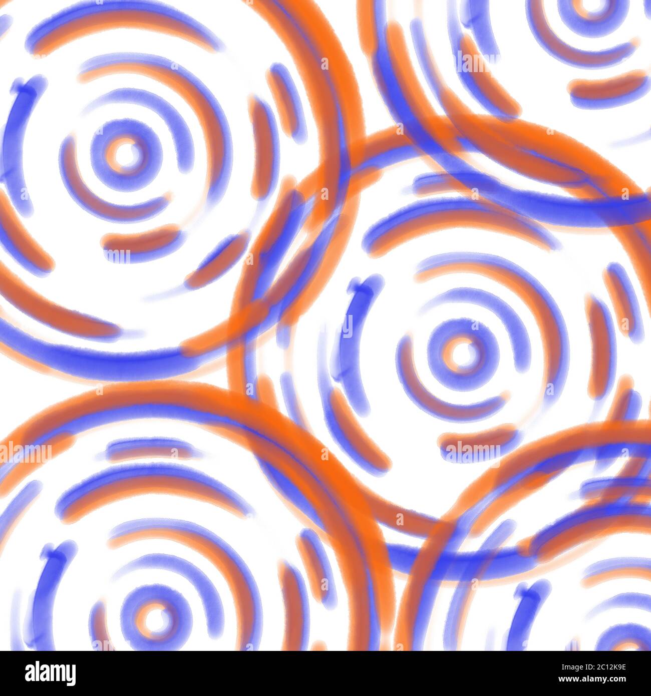 Abstract watercolor geometric circular radar background. Curved lines ...