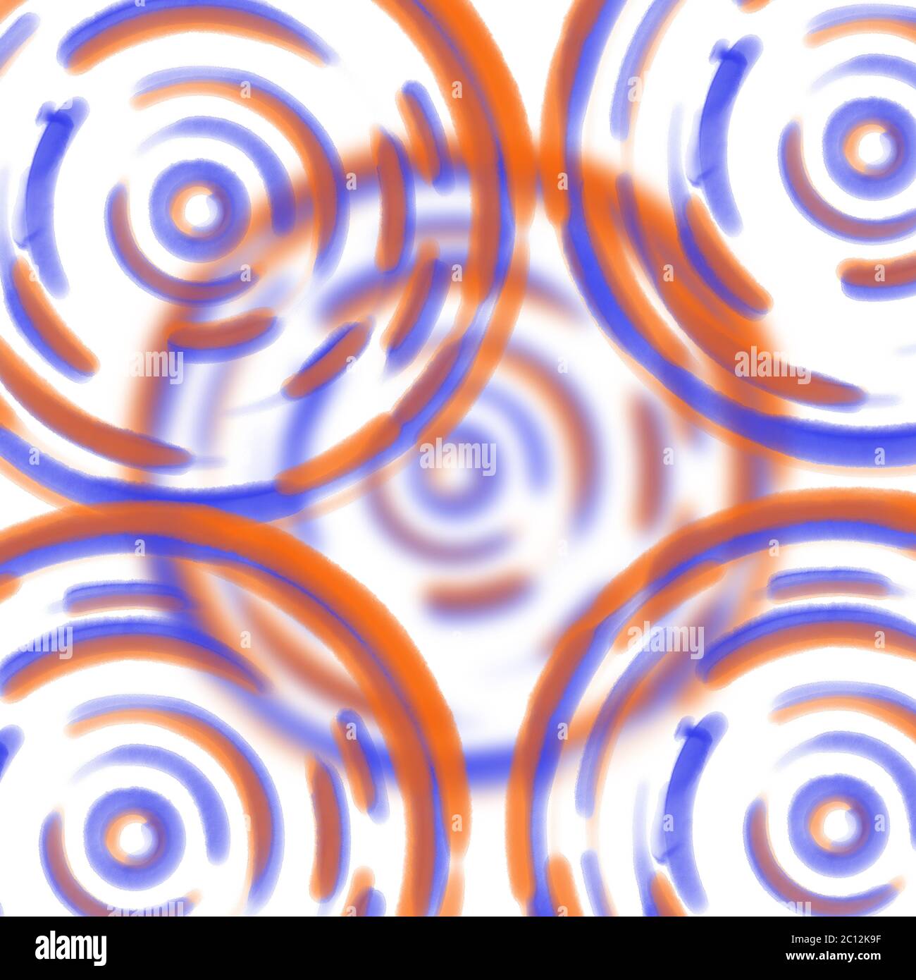 Abstract watercolor geometric circular radar background. Curved lines ...