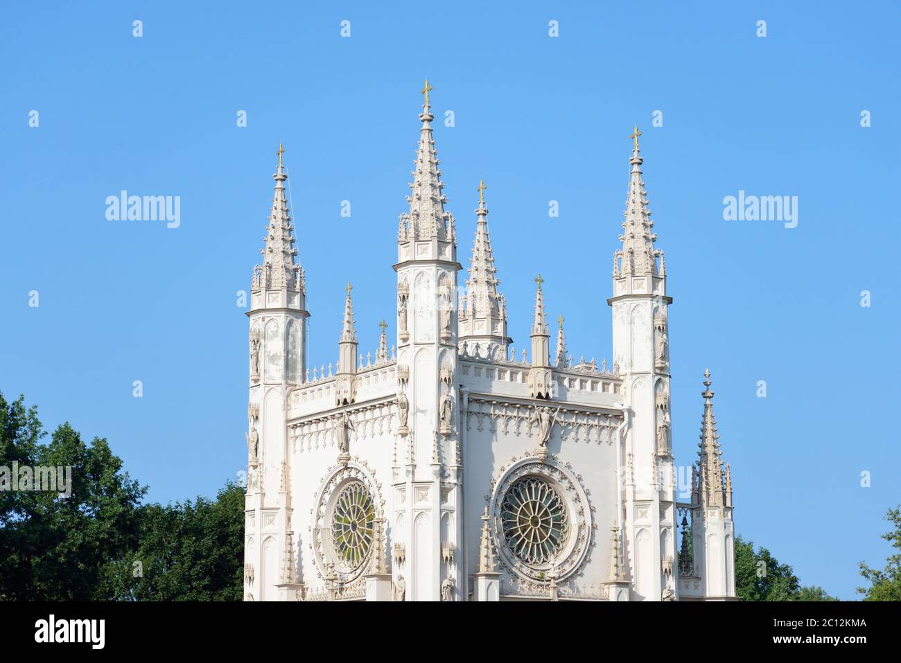 Gothic chapel in park hi-res stock photography and images - Alamy