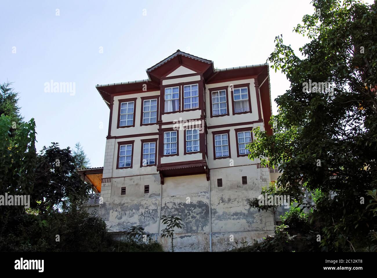 TRABZON, TURKEY - SEPTEMBER 24, 2009: Historical Mansion, Traditional ...