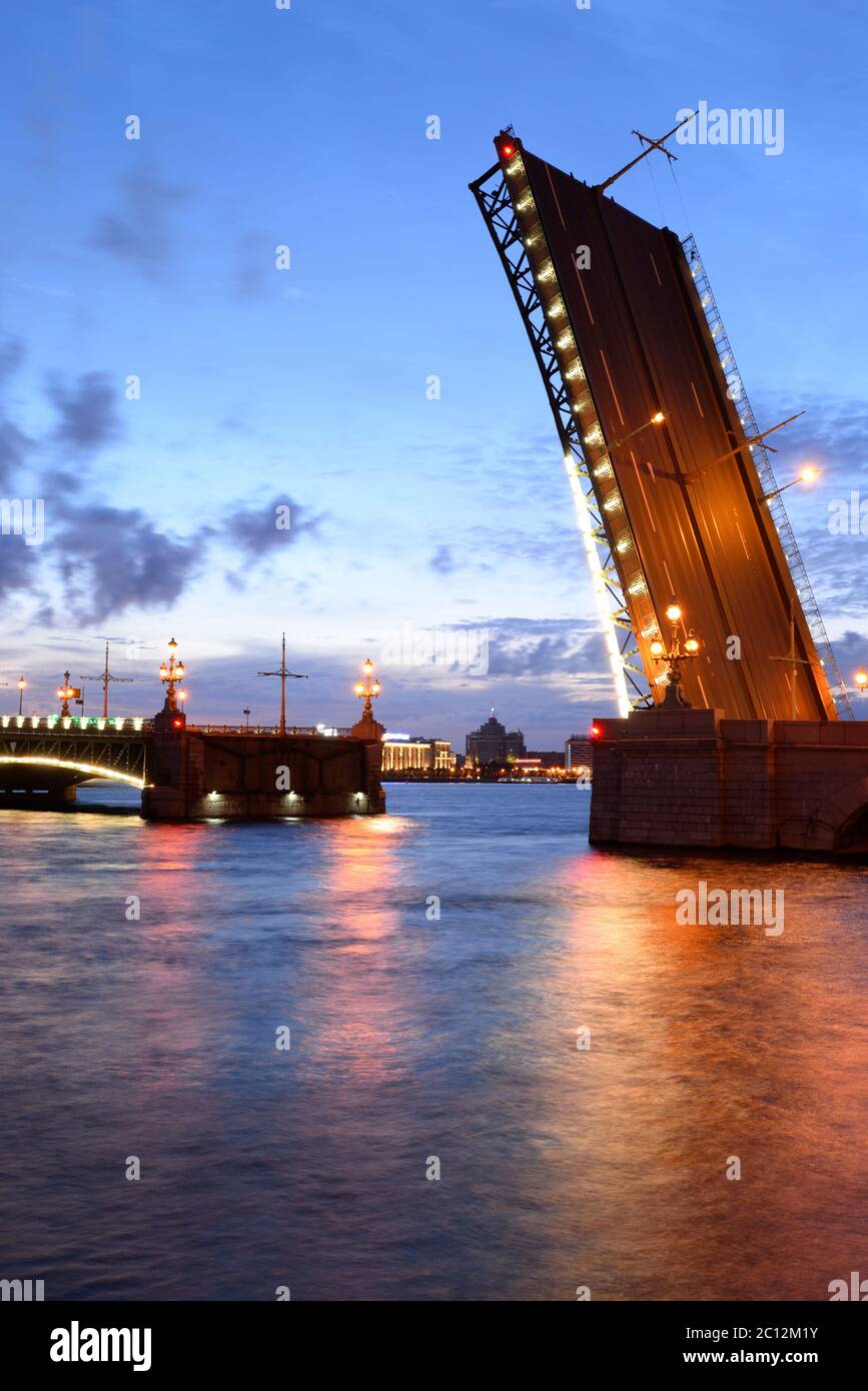 Trinity bridge at night Stock Photo - Alamy