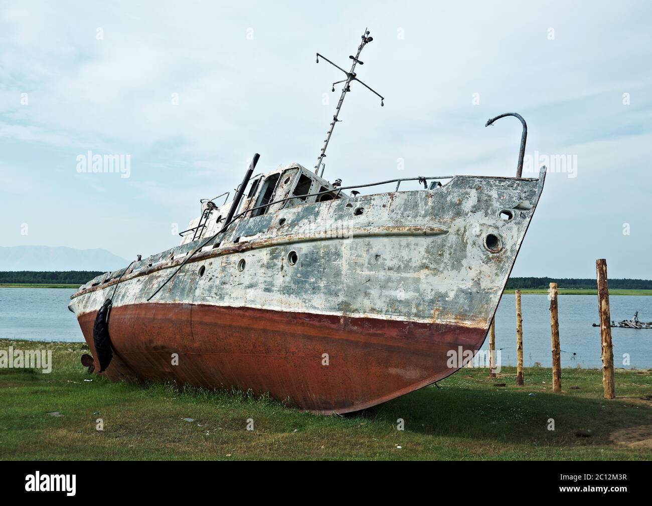 Old rusty ship Stock Photo - Alamy