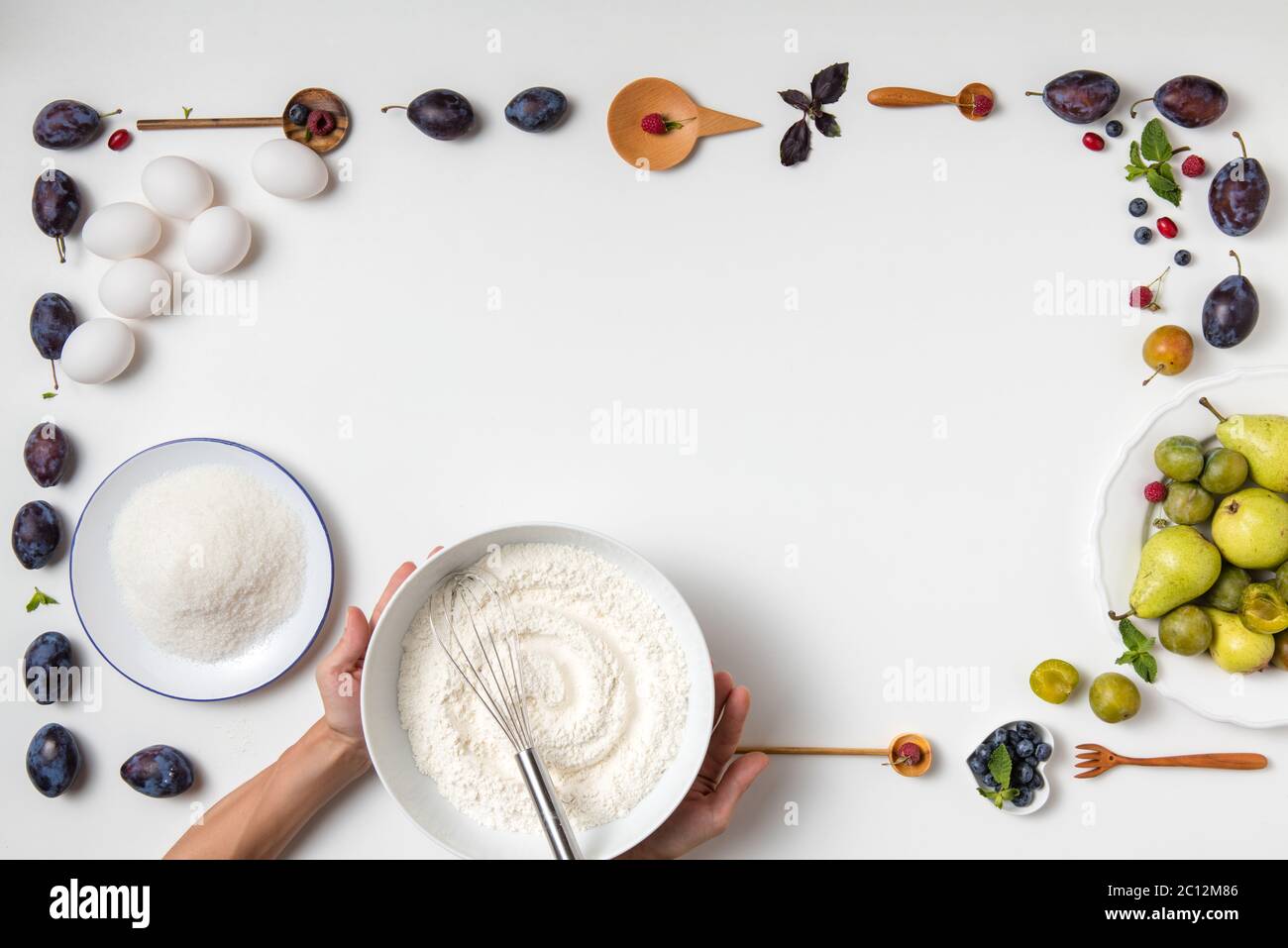 Ingredients for cake hi-res stock photography and images - Alamy