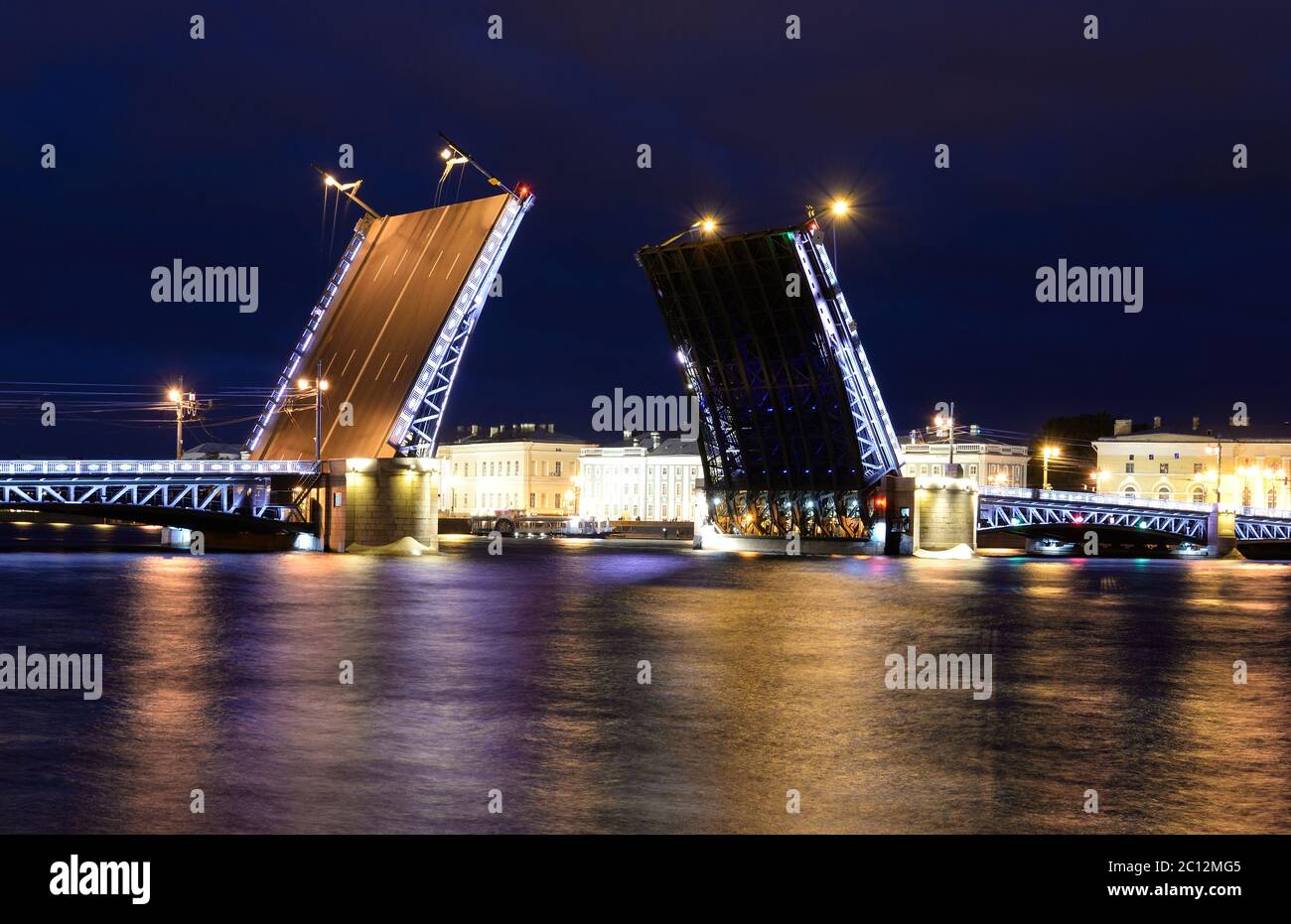 Palace Bridge at night Stock Photo - Alamy