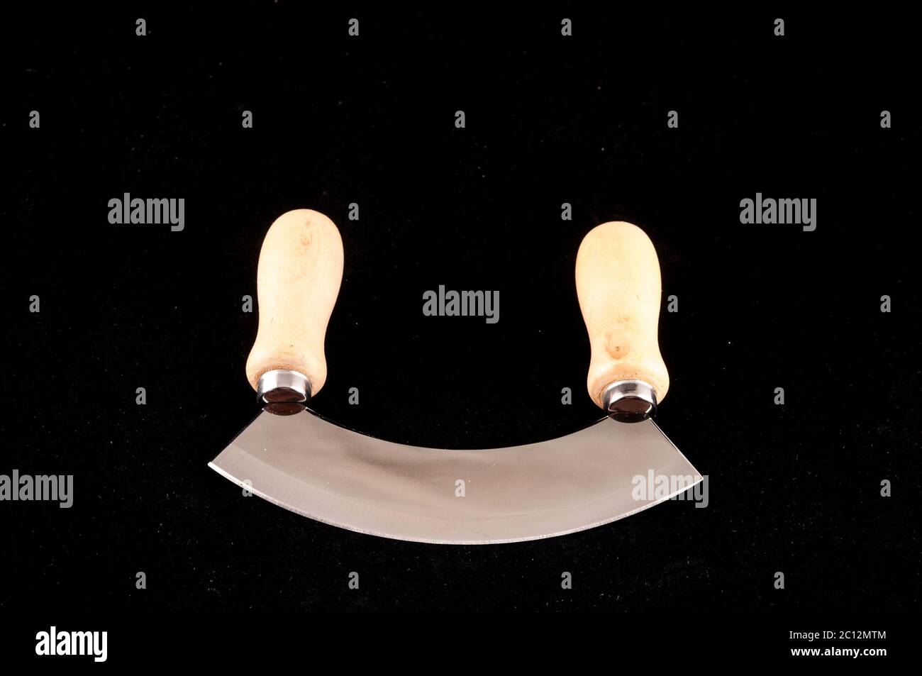 Curved Metallic Knife Tool Stock Photo - Alamy