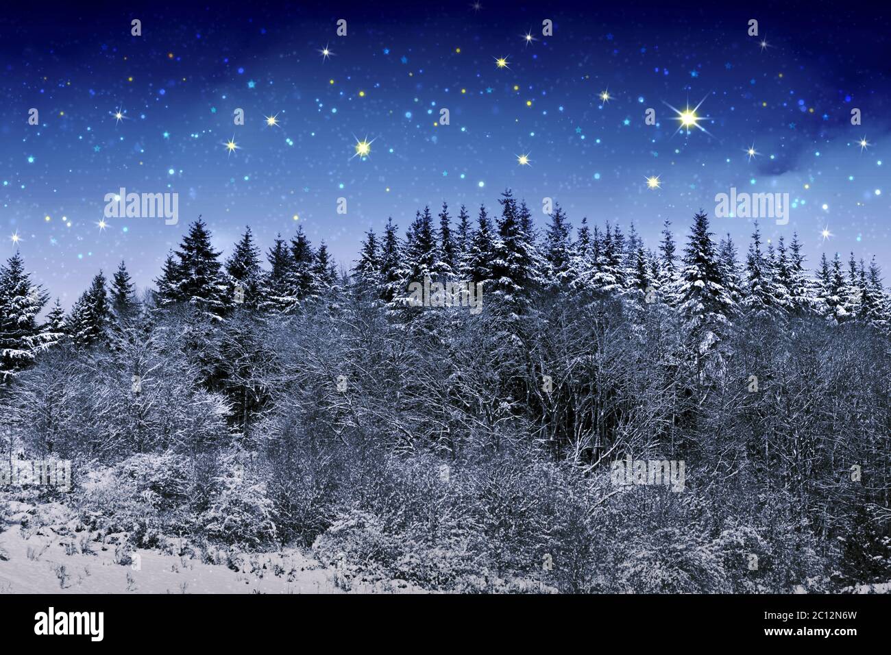 Beautiful landscape snowy mountains hi-res stock photography and images ...