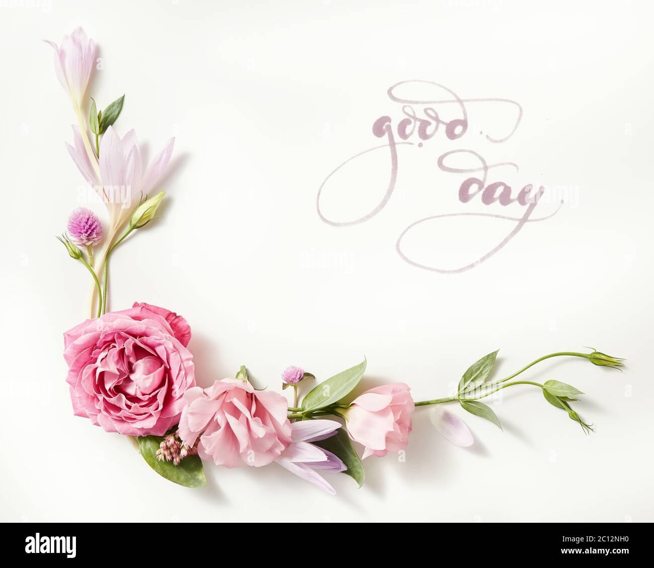 beautiful roses frame Stock Photo - Alamy