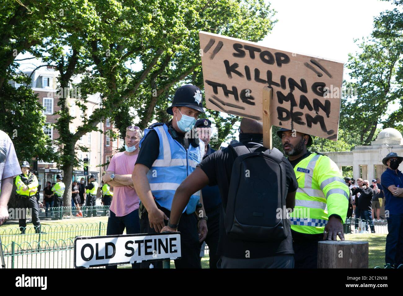 June 13, 2020: Brighton, United Kingdom. 13 June 2020. A Black Lives ...