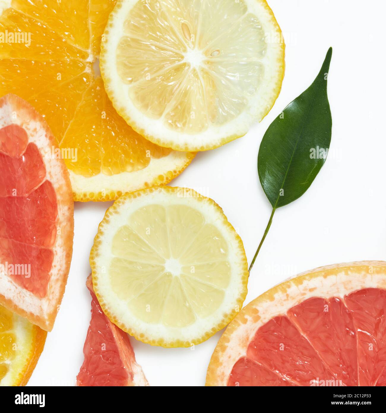 fruit citrus seamless pattern Stock Photo - Alamy