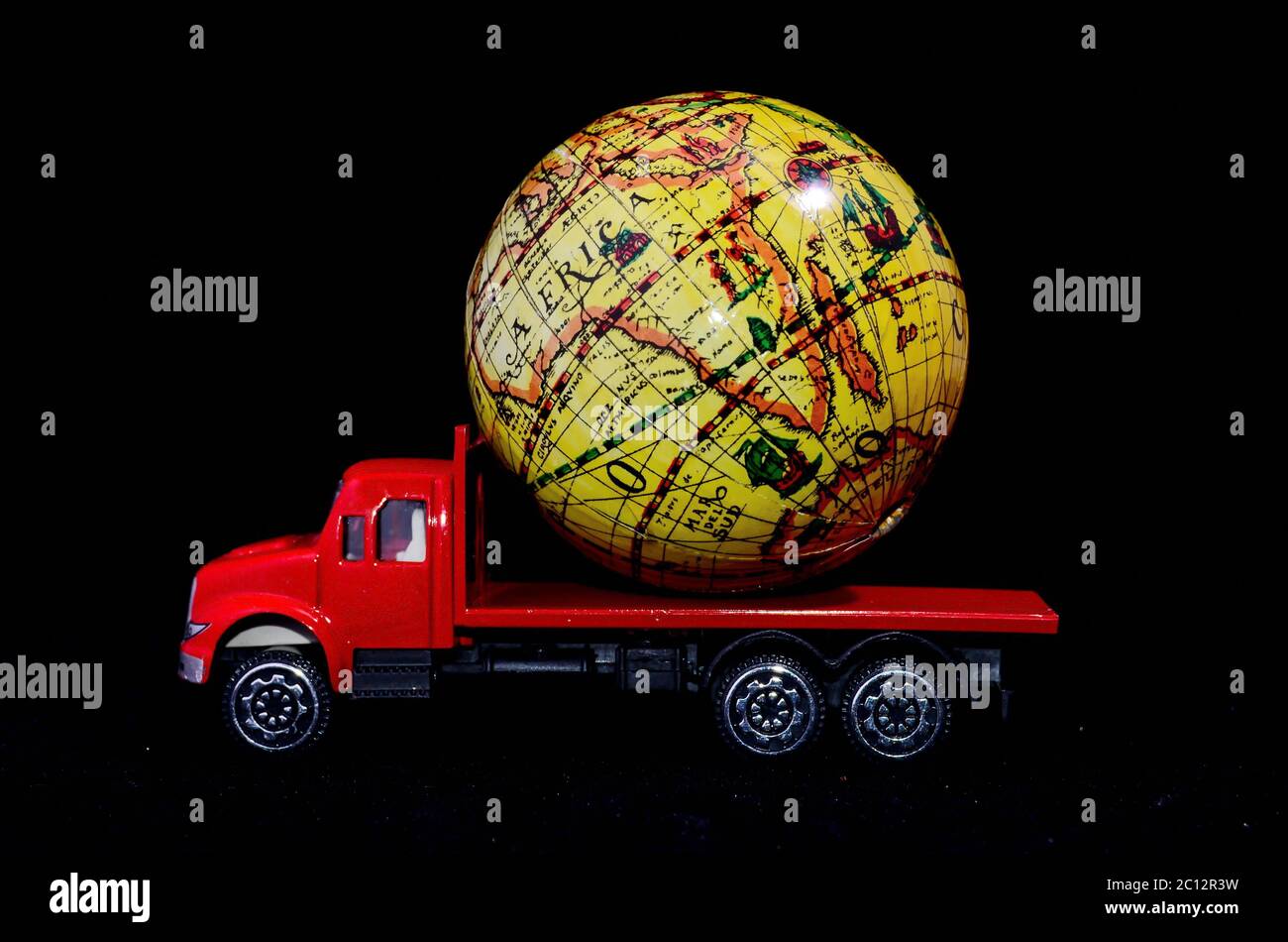 Global Cargo Transport Concept Stock Photo - Alamy