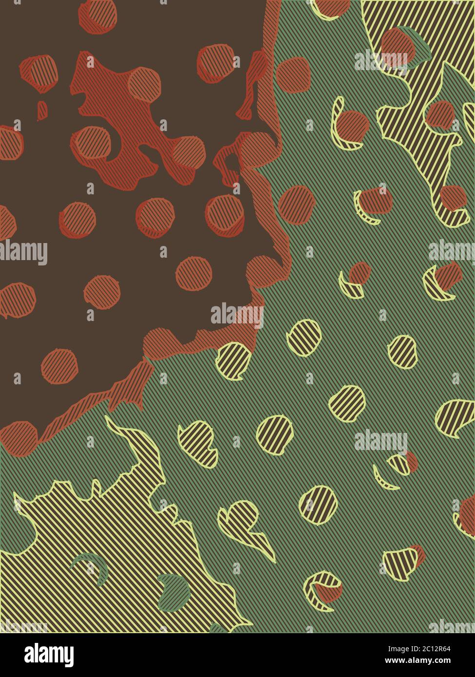 Abstract background full of round circle shapes for design and print ...