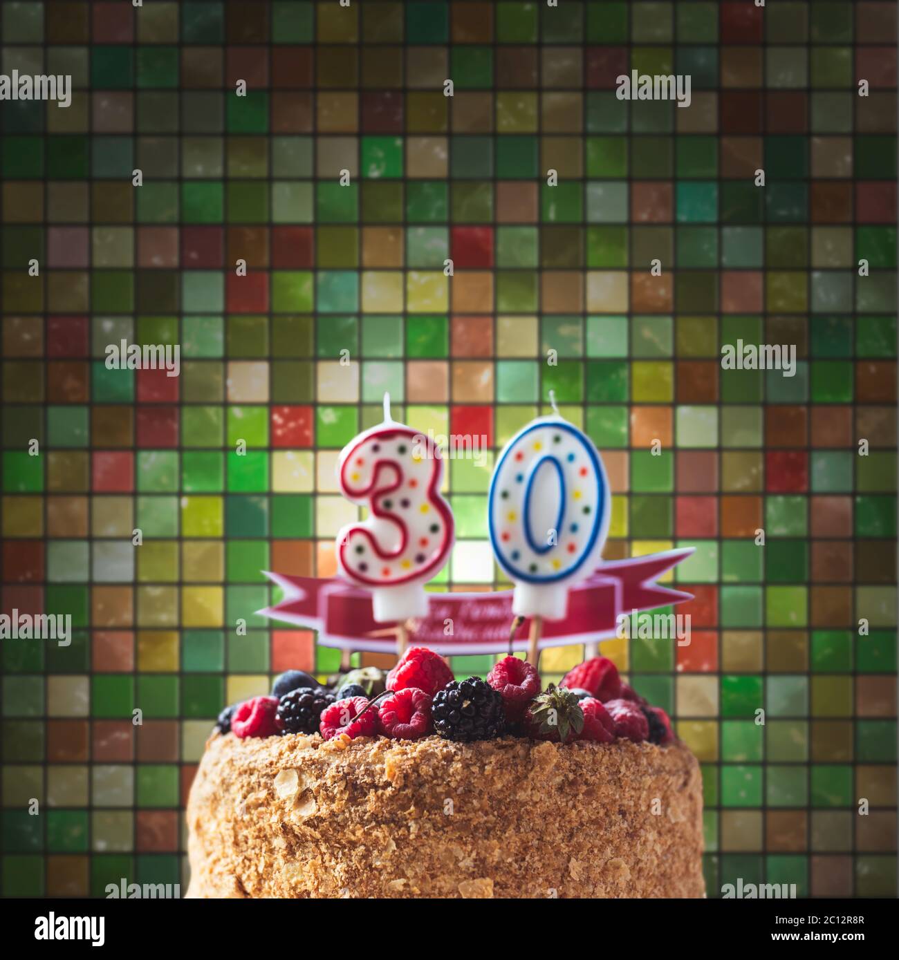 30 birthday cake hi-res stock photography and images - Alamy