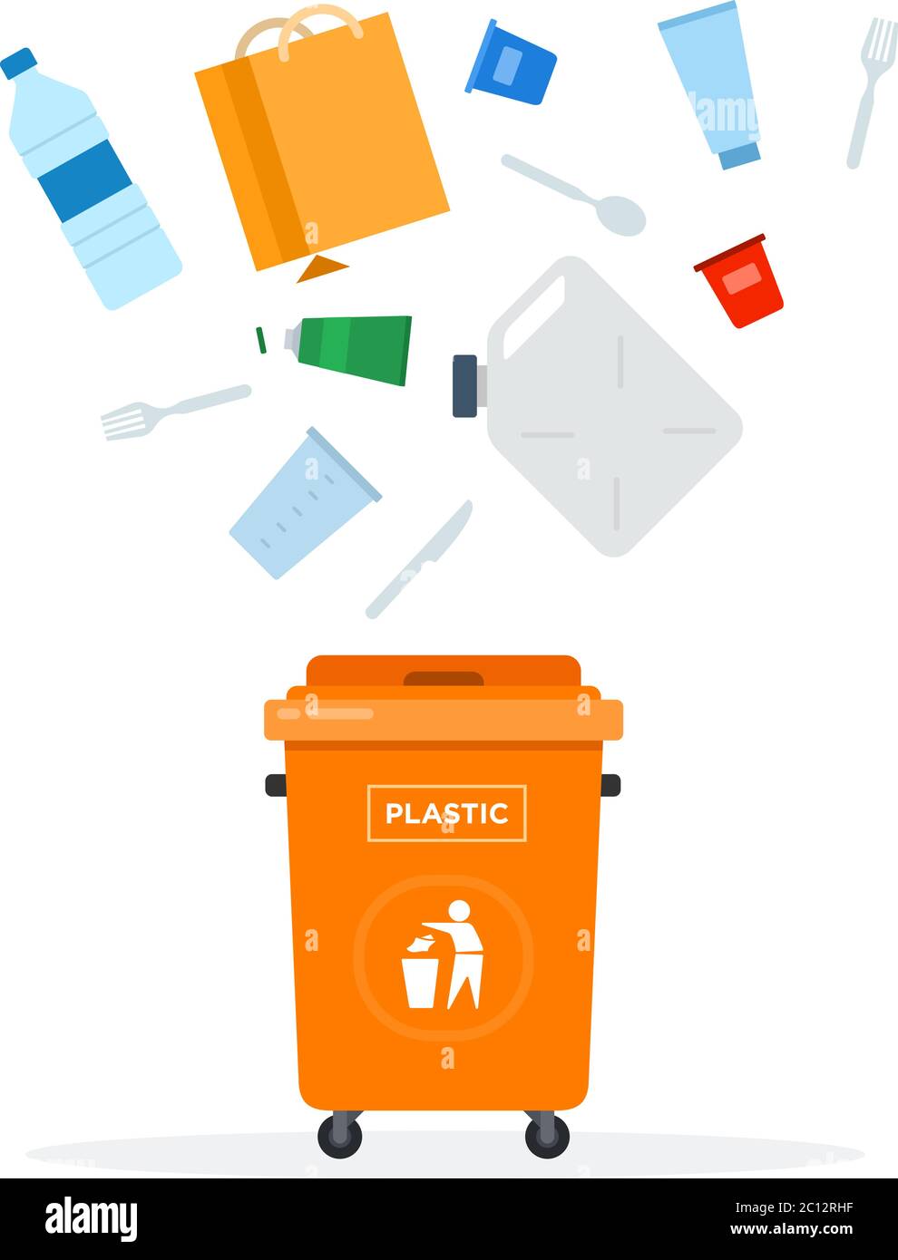 Mixed trash Cut Out Stock Images & Pictures - Alamy